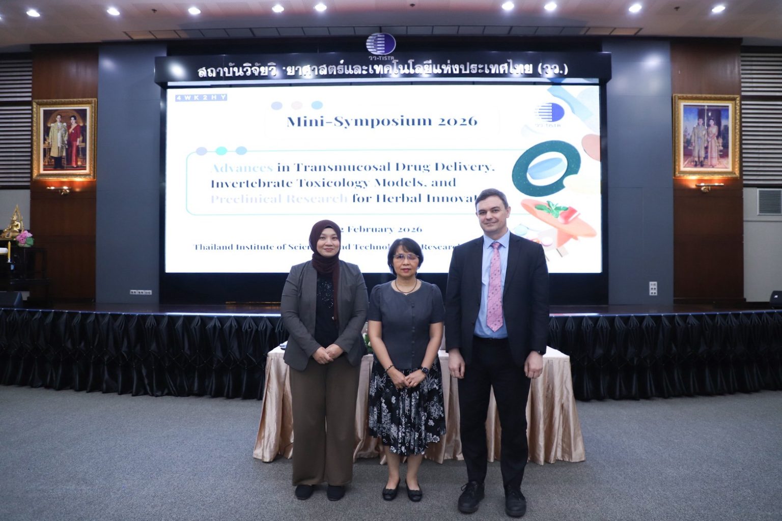 TISTR Hosted Mini-Symposium 2026 on Drug Delivery and Herbal Innovation ...